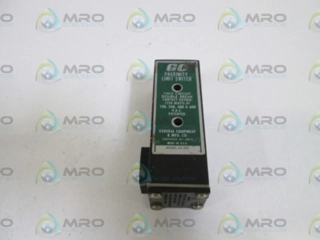GENERAL EQUIPMENT GO Switch Proximity Limit Switch 43-500 *Used* £75.49 ...