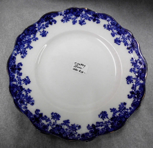 JOHN MADDOCK & Sons 'Linda Royal Vitreous' Flow Blue Bread & Butter, 6 ...