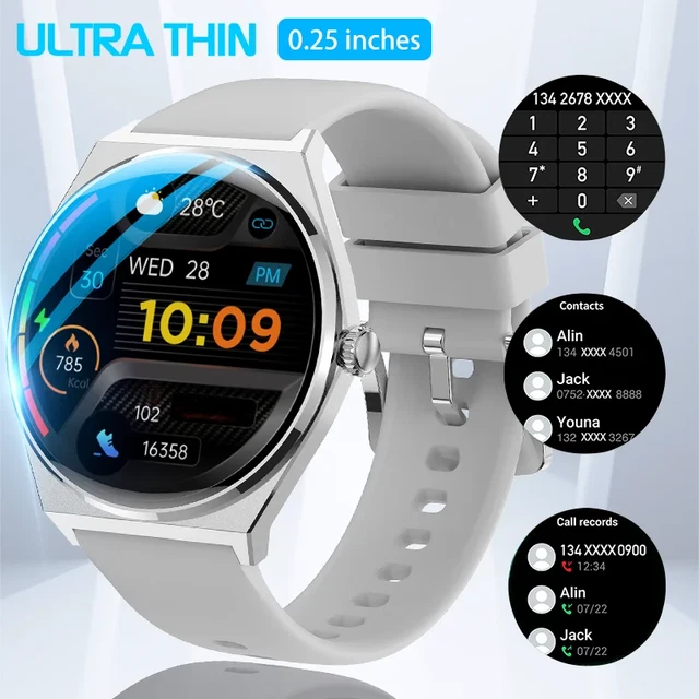 DAORKOW NUOVO ULTRA Sottile Chiamata Wireless Smartwatch Orologi Da ...