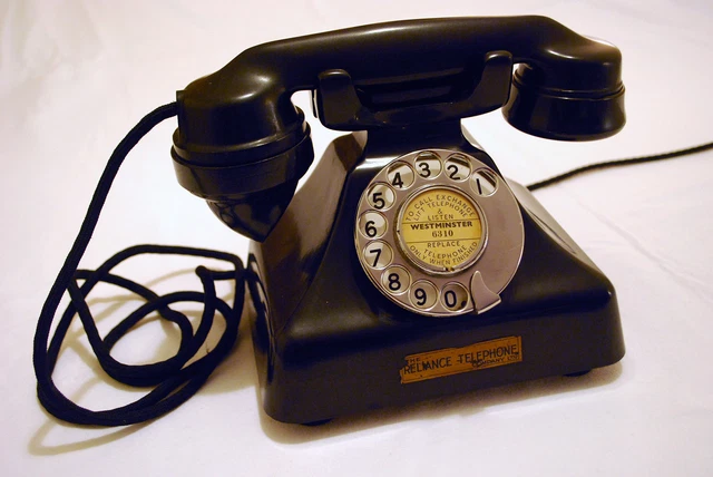 EDITABLE TELEPHONE DIAL NUMBER LABELS Rotary Bakelite phones 200 300 ...