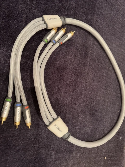PURE AV BELKIN 3 Pin Phono Cable Digital Audio Video Lead Working £10. ...