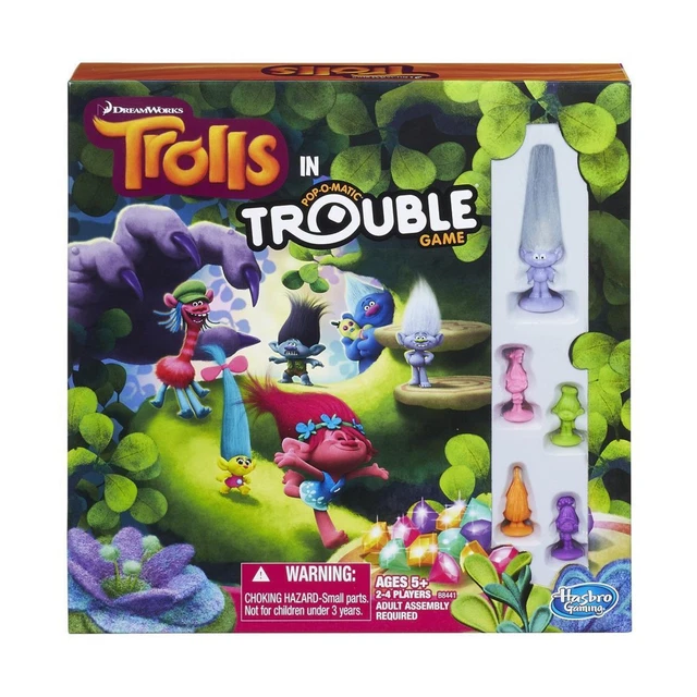 HASBRO BOARDGAME TROLLS In Trouble Box Fair/EX £13.32 - PicClick UK