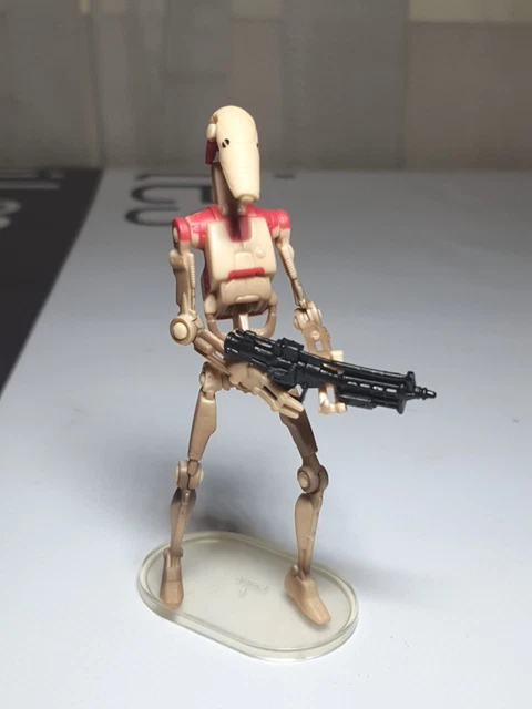 STAR WARS SECURITY Battle Droid Power Of The Jedi Action Figure Hasbro ...