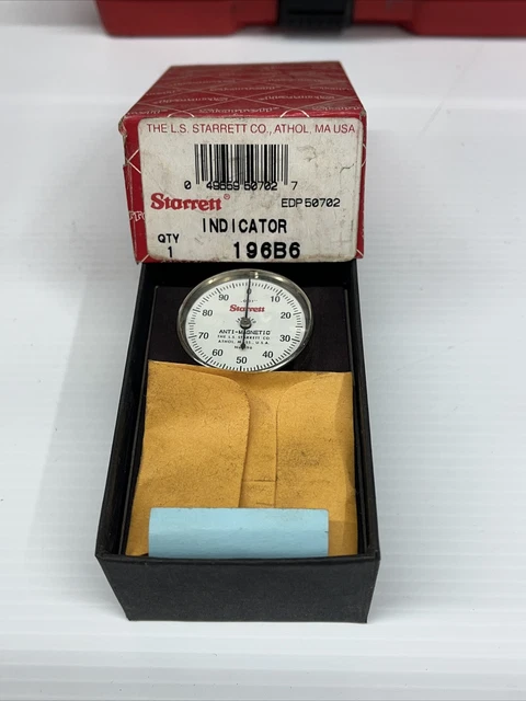 Metalworking Measurement STARRETT # 196 Back Plunge Style Dial ...