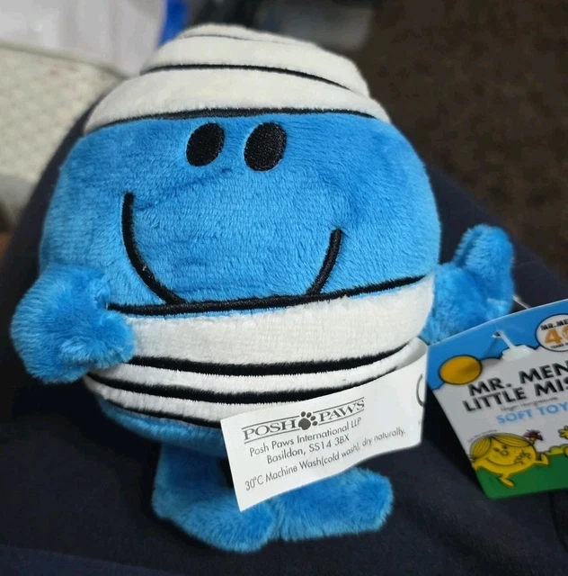 MR. BUMP PLUSH Mr. Men & Little Miss 2011 Posh Paws Soft Toy | 6"With ...