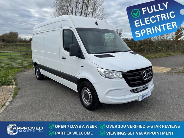 2021 MERCEDES-BENZ SPRINTER (71) NO VAT! MWB FULLY ELECTRIC 85kW 55kWH ...