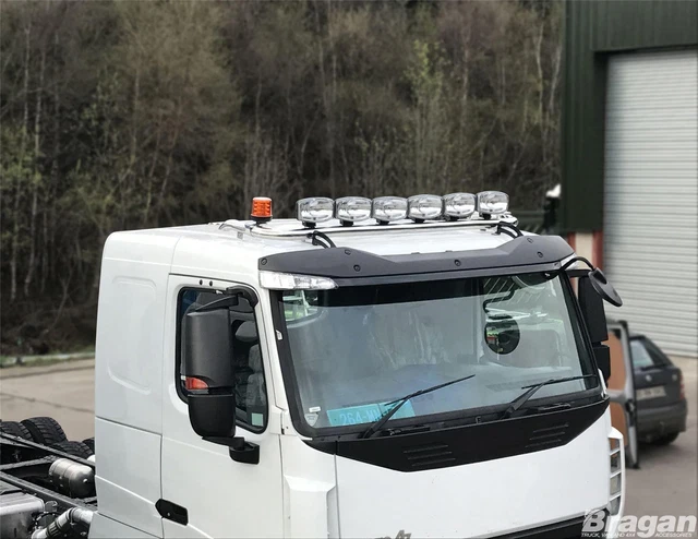 ROOF BAR+SPOTS X6+LED+AMBER Beacon+Air Horn+Clamp To Fit Scania 4 ...