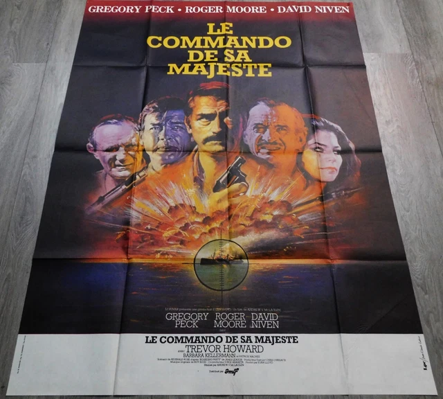 LE COMMANDO DE sa Majeste Affiche ORIG Poster 120x160cm 47"63 1980 Peck Moore EUR 21,00 ...