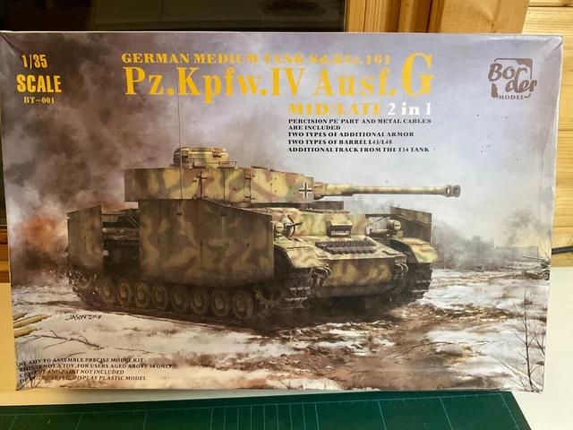 1/35 BORDER MODEL BT-001 German Pz.kpfw. IV Ausf. G Mid/Late - 2 in 1 ...