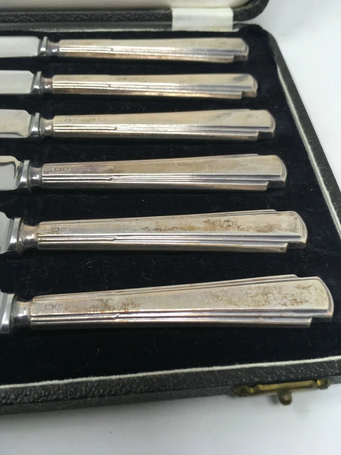 VINTAGE VINERS KNIFE set iof 6 in case made in Sheffield England UK $25 ...