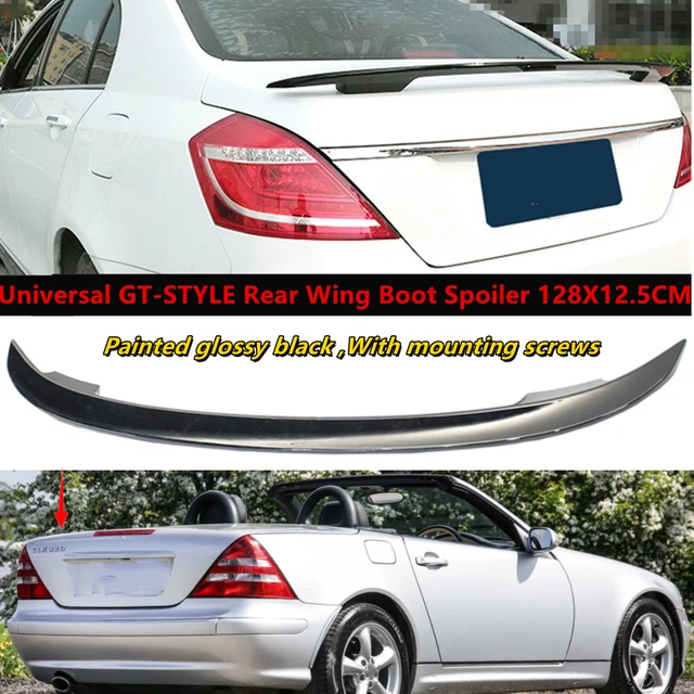 UNIVERSAL BLACK GT-STYLE Rear Boot Lip Spoiler Fit For Mercedes-Benz ...