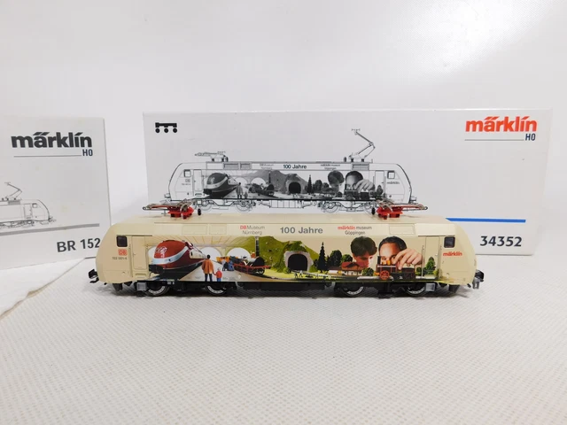 DQ44-3 # MÄRKLIN Mhi H0 AC 34352 E-Lok Musée DB Nem Kk Kkk Delta ...