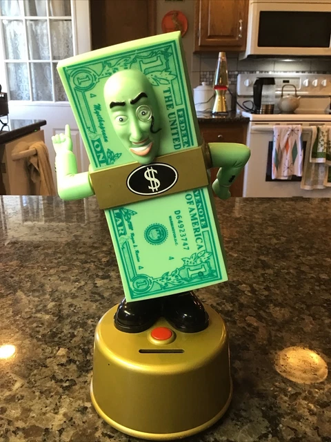 2000 MAG-NIF ELECTRONIC Talking Dancing Dollar Bill Coin Bank MONEY ...