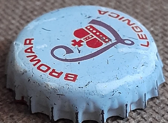 1 KRONKORKEN LEGNICA POLAND 1990's BEER bottle caps kapsel tappo chapas ...