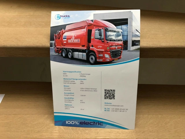E-TRUCKS ELECTRIC-HYDROGEN POWERED refuse collection vehicle on DAF ...