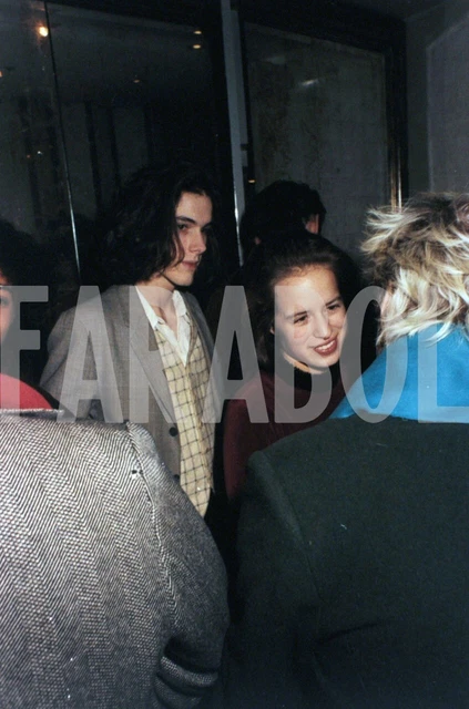 FOTO VINTAGE JADE Jagger con il fidanzato Piers Jackson 1989 stampa ...