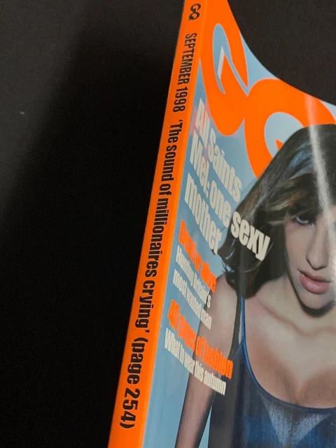 1998 SEPT GQ MAGAZINE ~ Joe Queenan, Vinnie Jones, Kenneth Noye ...