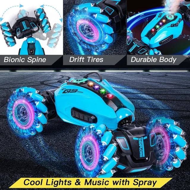 UK LARGE REMOTE Control RC Cars Big Wheel Car Monster Truck 4WD Kid Toy ...