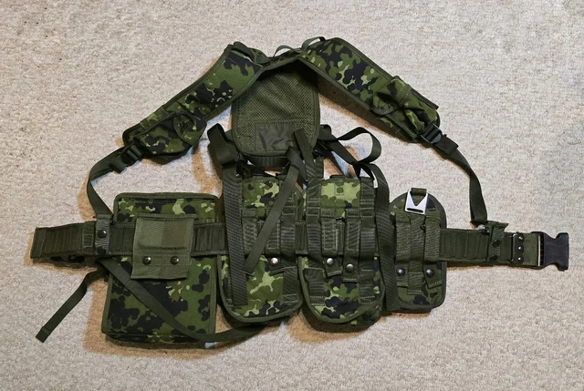 DANISH ARMY M96 Webbing Carrying System With Various Pouches £65.01 ...