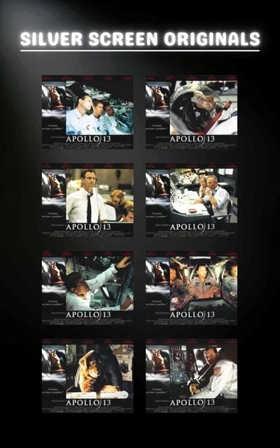 APOLLO 13 8X ORIGINAL US Lobby Cards Tom Hanks Ron Howard 1995 EUR 112 ...