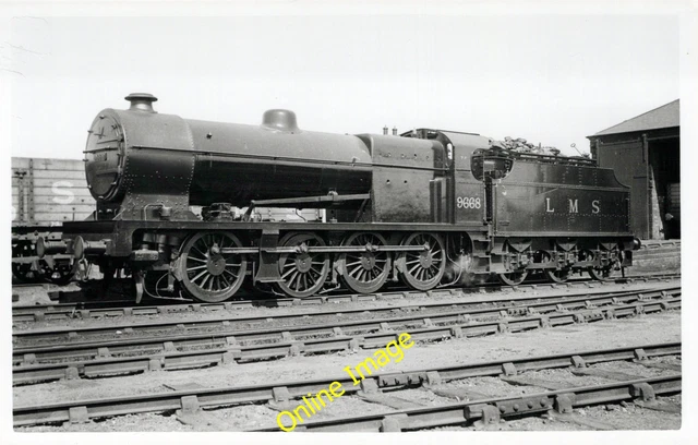 RAILWAY PHOTO 6X4 LMS 0-8-0 7F 9668 unknown shed c1933 P3 £2.00 ...