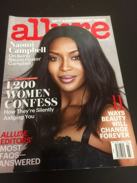ALLURE MAGAZINE NAOMI Campbell Frauen Bekenntnisse Bella Hadid ...