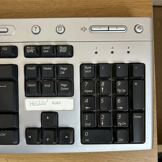 COMPAQ 5185 MULTIMEDIA Keyboard Silver Black PS/2 QWERTY (Standard) for ...