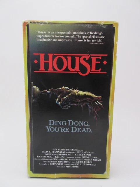 OLD VINTAGE HORROR VHS Tape House George Wendt Richard Moll $17.99 ...