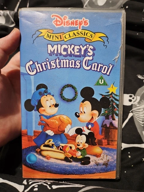 MICKEY'S CHRISTMAS CAROL - Walt Disney - VHS Video Tape (Damaged Box ...