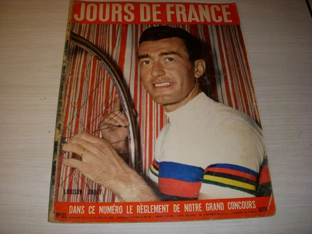 JOURS DE FRANCE 0035 07.07.1955 VELO CARTE TdF BOBET Le PRINCE NAPOLEON ...