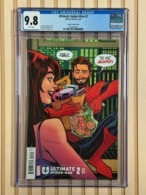 ULTIMATE SPIDER-MAN #2 2024 Marvel Comics Elizabeth Torque variante CGC ...