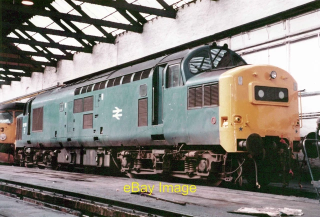PHOTO RAILWAY 6X4 Class 37 37183 inside Inverness TMD 8/5/82 EUR 2,82 ...