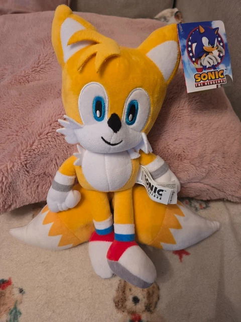 SONIC THE HEDGEHOG Yellow Tails Plush Soft Toy Teddy 30cm £3.99 ...