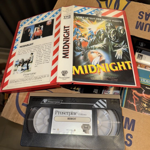 VHS RARE MIDNIGHT Horreur Gore EUR 20,00 - PicClick FR