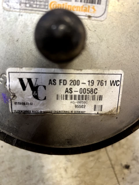 WATSON & CHALIN AS0058C Lift Air Spring For 20 K Lift Axle $171.14 ...