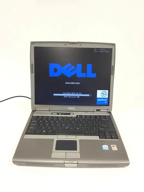 DELL LATITUDE D610 14" Laptop Pentium M 1.73 GHz W/ 40GB HD, 512 MB Ram ...