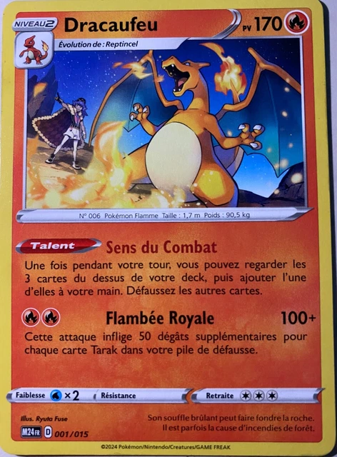 CARTE POKÉMON DRACAUFEU - M24 FR - 001/015 - Rare - Neuve EUR 450,00 - PicClick FR