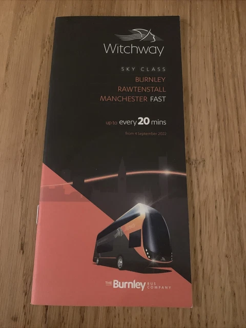 TRANSDEV BURNLEY BUSES "Witchway" Timetable booklet September 2022 ...