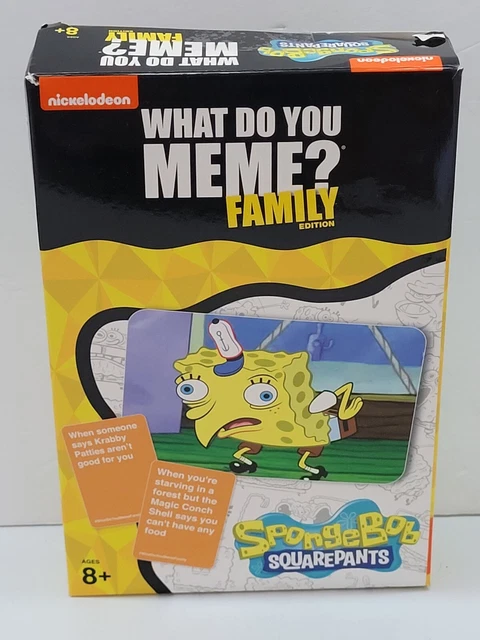 SPONGEBOB SQUAREPANTS NICKELODEON What do you meme?® Family Games £9.42 ...