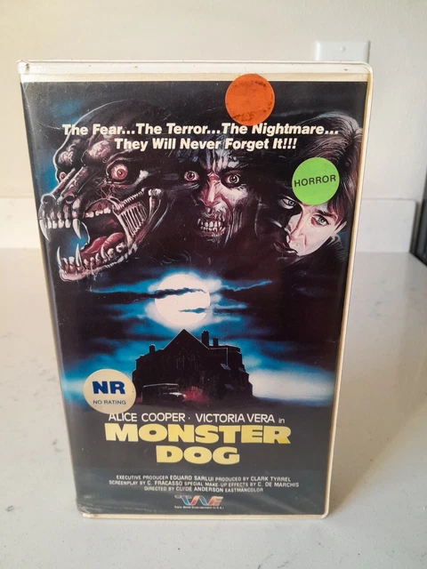 RARE MONSTER DOG (VHS Tape) (1984) Alice Cooper Horror Rental Unrated £ ...