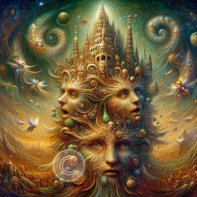 UNUSUAL FANTASY DIGITAL image art wallpaper photo JPEG picture OOAK £0. ...