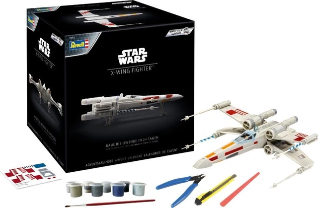 REVELL ADVENT CALENDAR X-Wing Fighter (easy-click) REV 01035 Model Kit ...