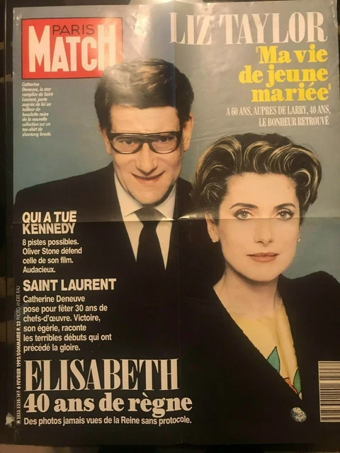 AFFICHE PARIS MATCH Catherine Deneuve 21/220 EUR 10,00 - PicClick FR