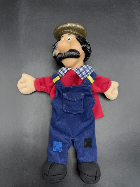 RARE POSTMAN PAT Ted Glen Hand Puppet Soft Toy Plush Teddy Figure ...