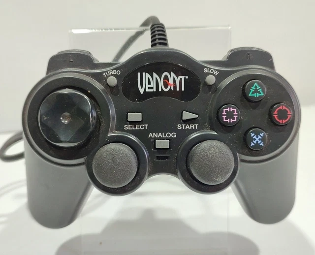 VENOM DUALSHOCK BLACK PS2 & PS1 Controller Sony Playstation 2 £5.75 - PicClick UK