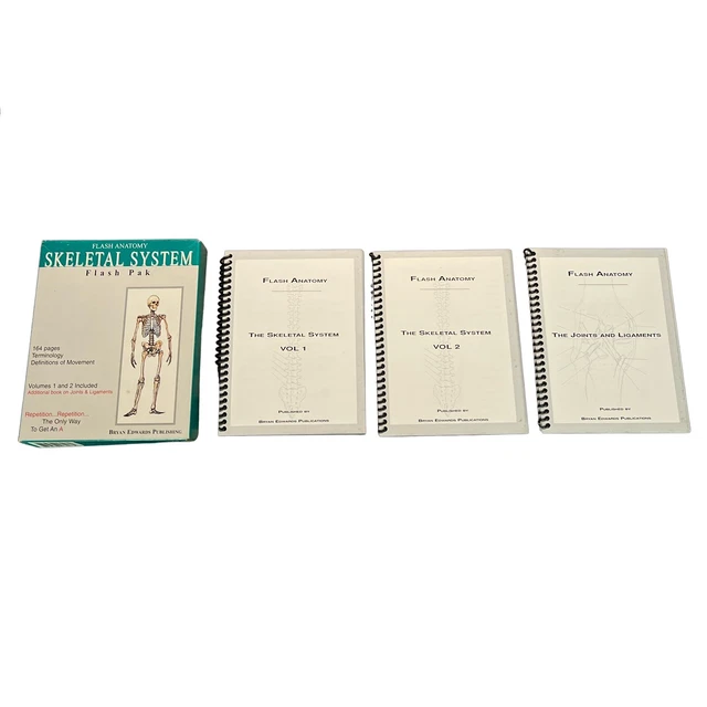 FLASH ANATOMY PAK Skeletal System Joints Ligaments Bryan Edwards £27.89 ...