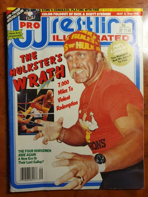 MAGAZIN PRO WRESTLING Illustrated, September 1990, WWF, WCW, NWA EUR 10 ...
