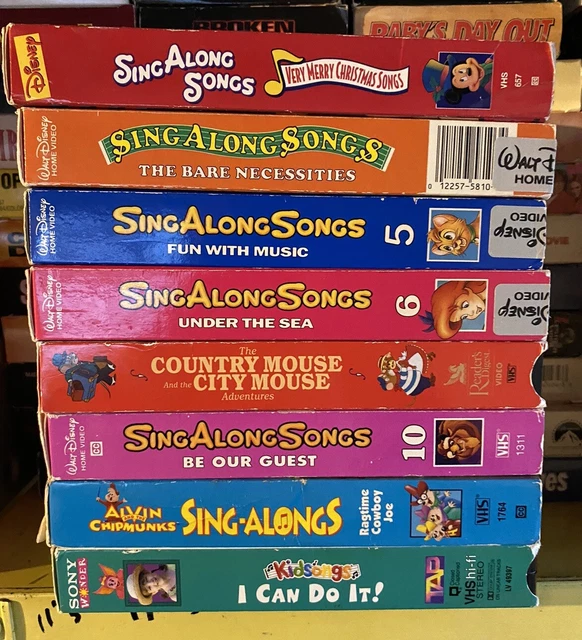 DISNEY SING ALONG Songs The Modern Classics VHS Video Tape Clamshell ...