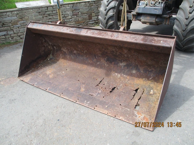 STRIMECH 7FT 6IN Stone/Soil Bucket c/w Euro 8 Brackets.(tractor,loader ...