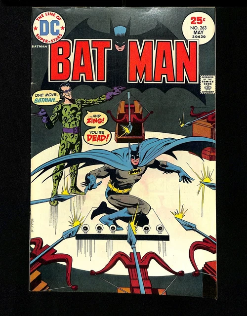 HOUSSE BATMAN #263 Riddler ! DC Comics 1975 EUR 3,03 - PicClick FR
